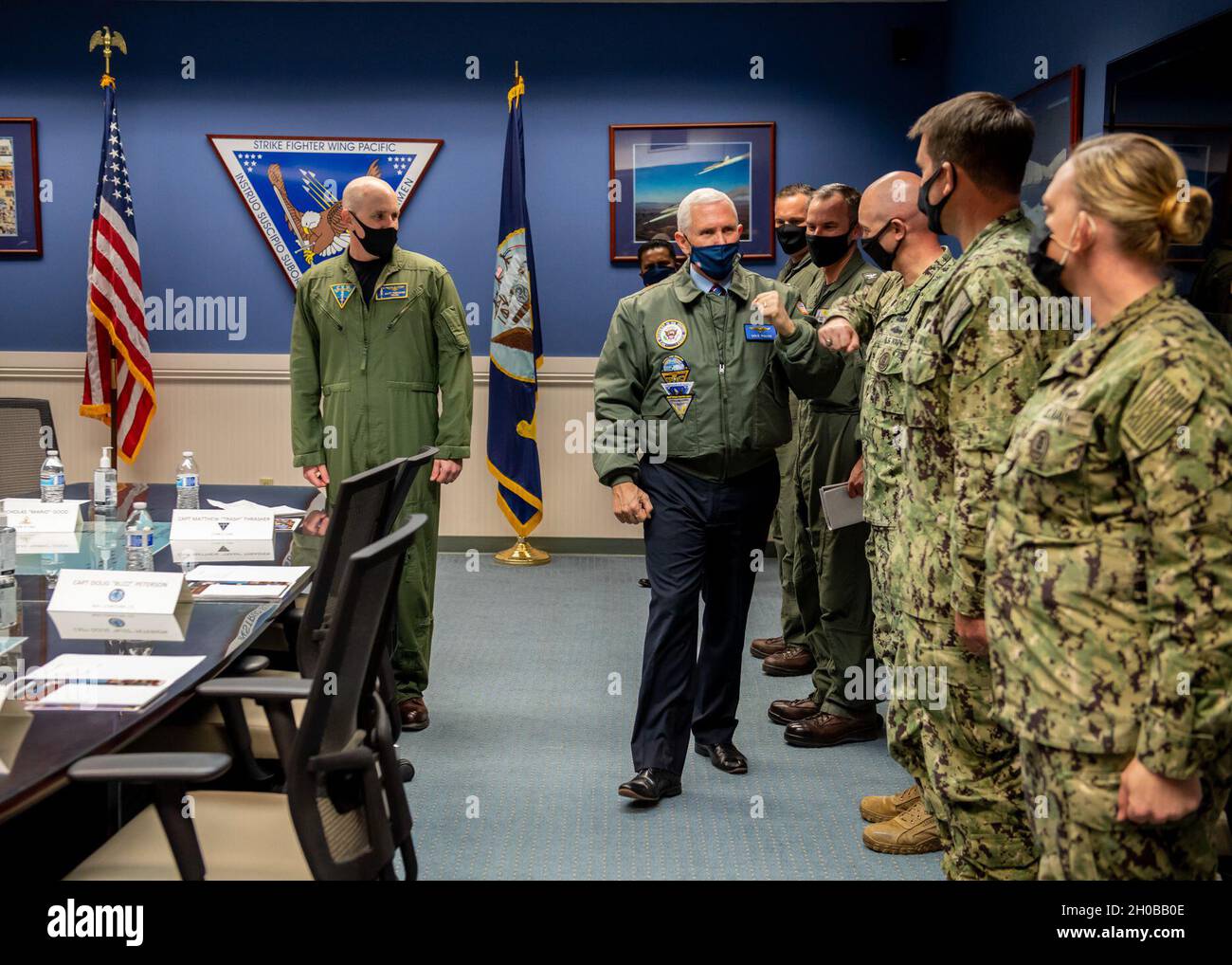 210116-N-PH222-2202 Lemoore, Calif. (Jan. 16, 2021) Vice President Mike ...