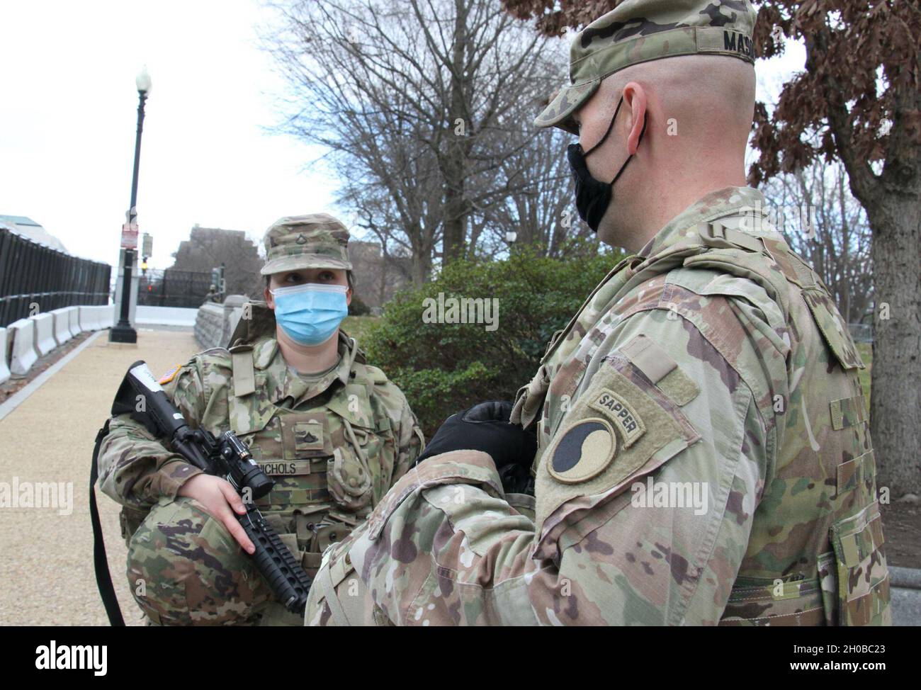 U.S. Army Lt. Col. Robert P. “Beau” Mason, right, commander of the ...