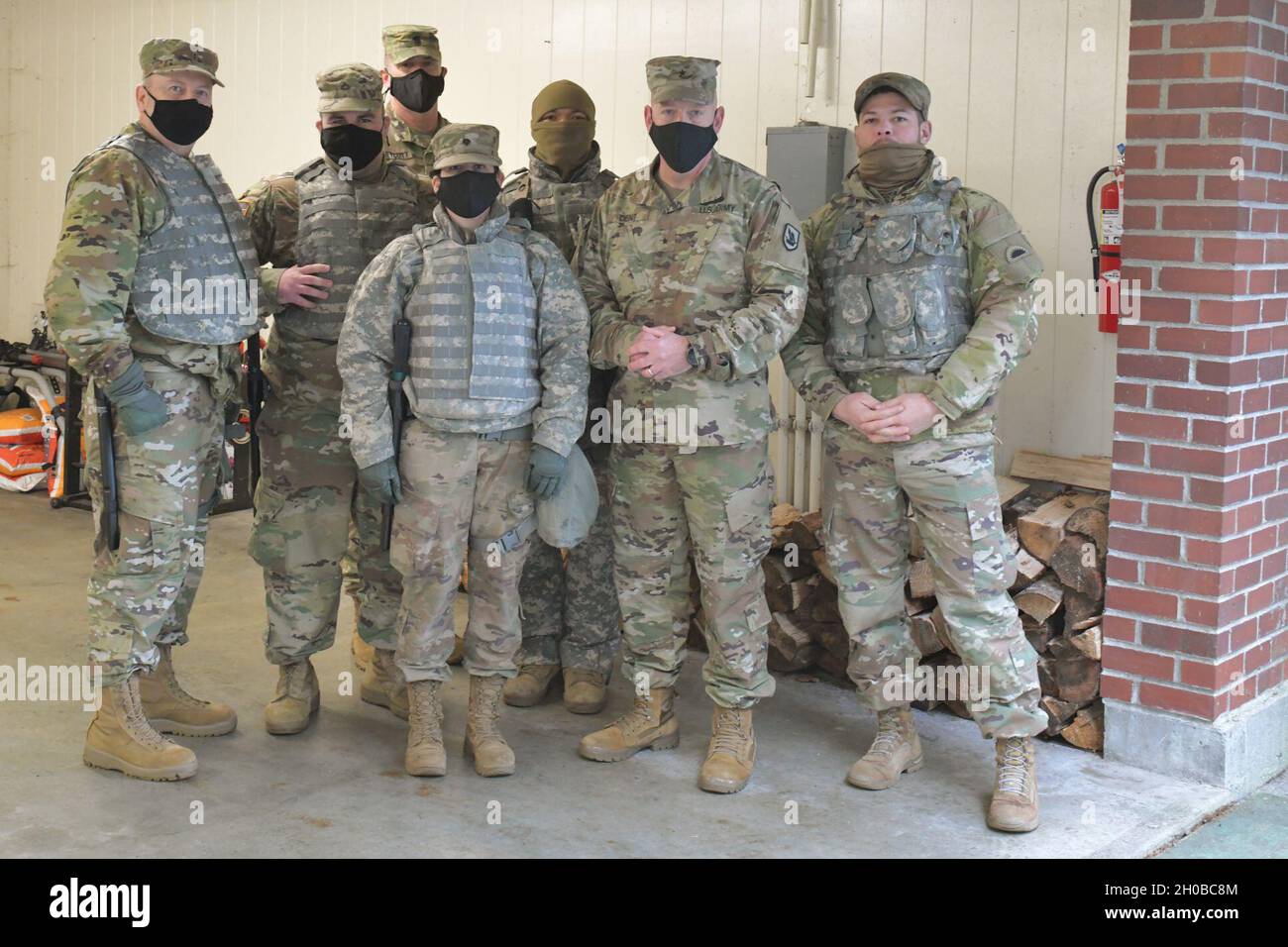 Brig. Gen. Dan Dent, Commander Washington Army National Guard, stands ...