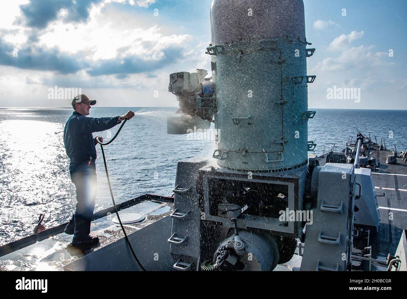 210117-N-PS962-1024 ARABIAN SEA (Jan. 17, 2021) – Fire Controlman 2nd ...