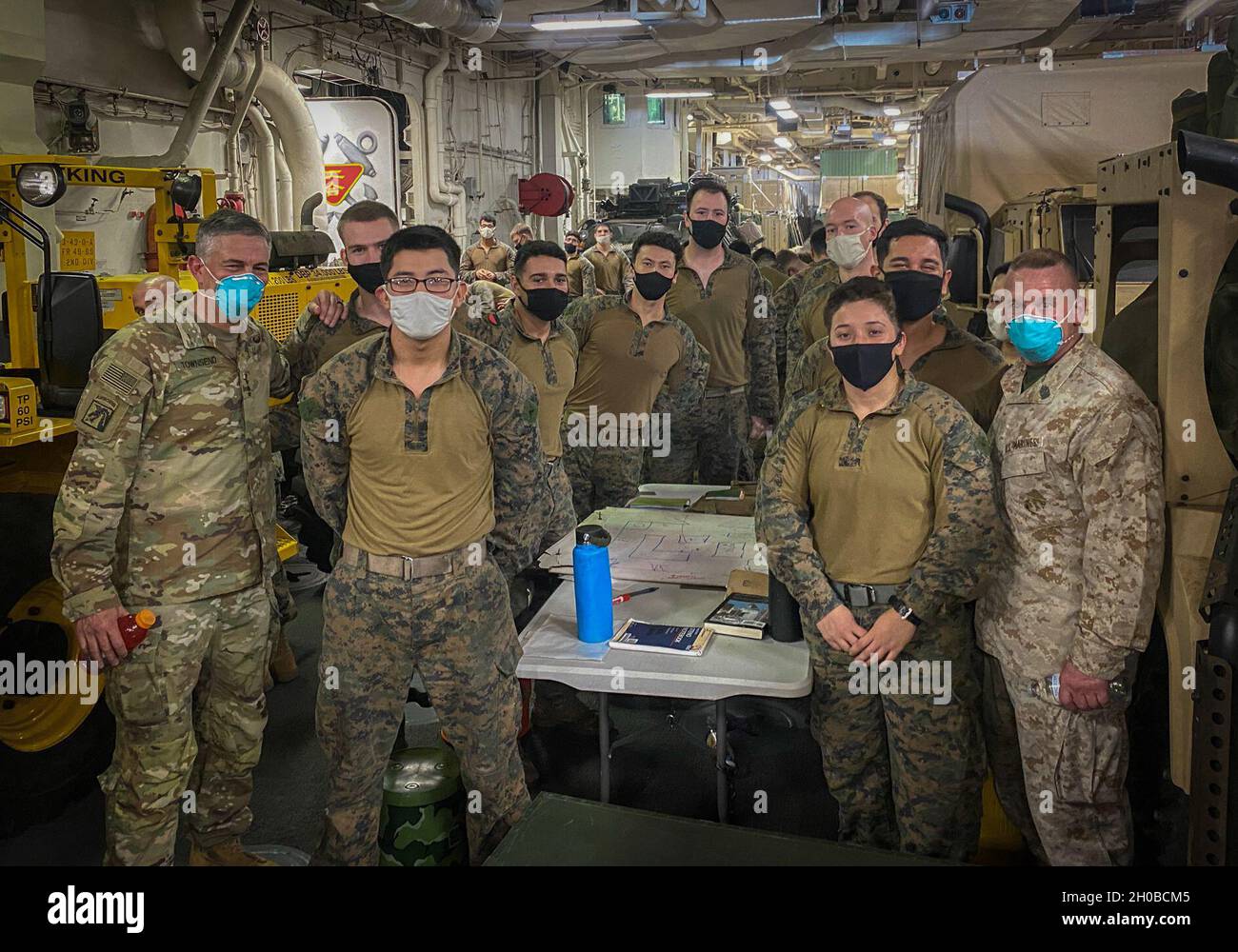 U.S. Army Gen. Stephen Townsend (left), commander, U.S. Africa Command ...