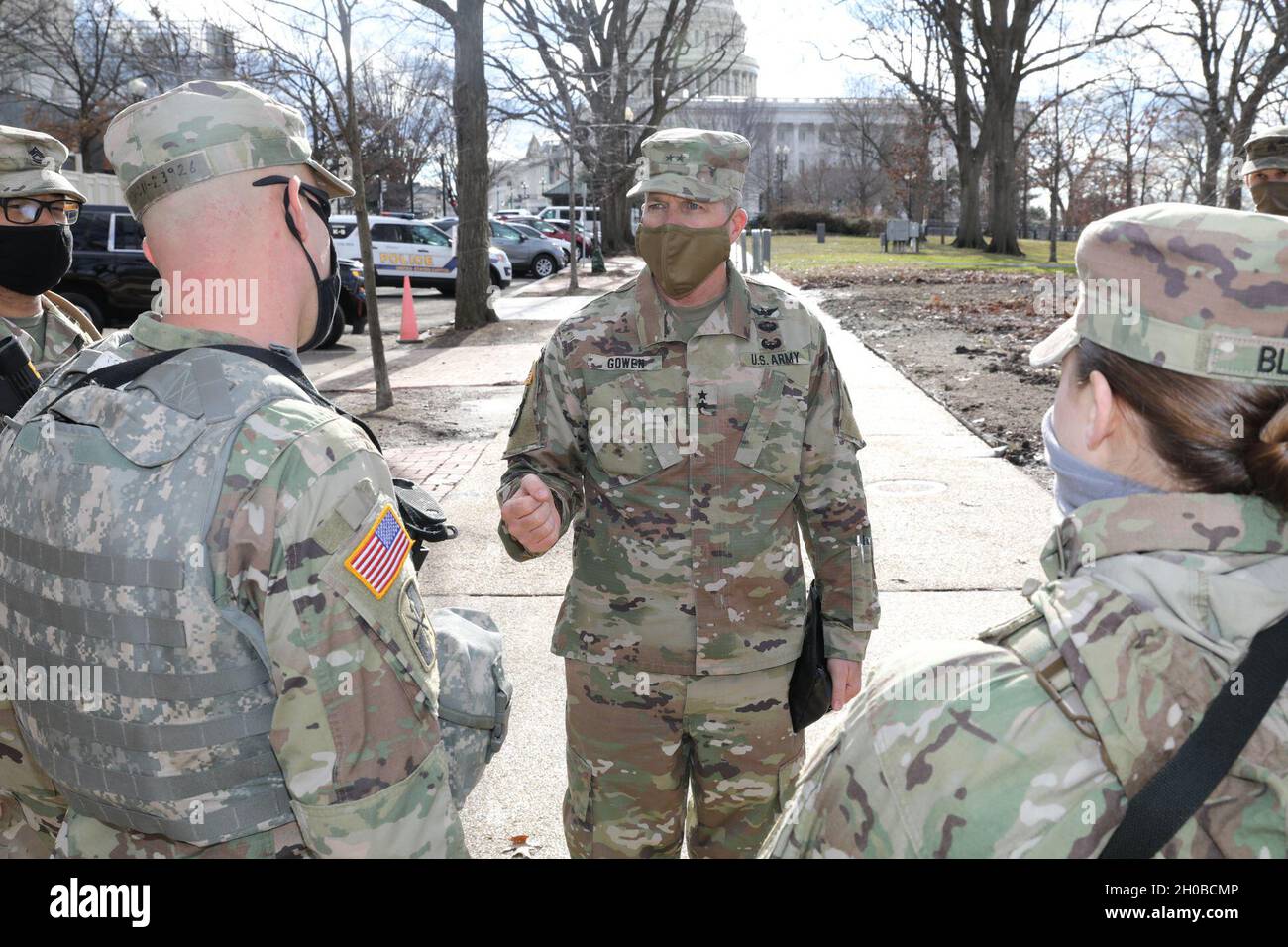 U.S. Army Maj. Gen. Timothy Gowen, the adjutant general of Maryland ...