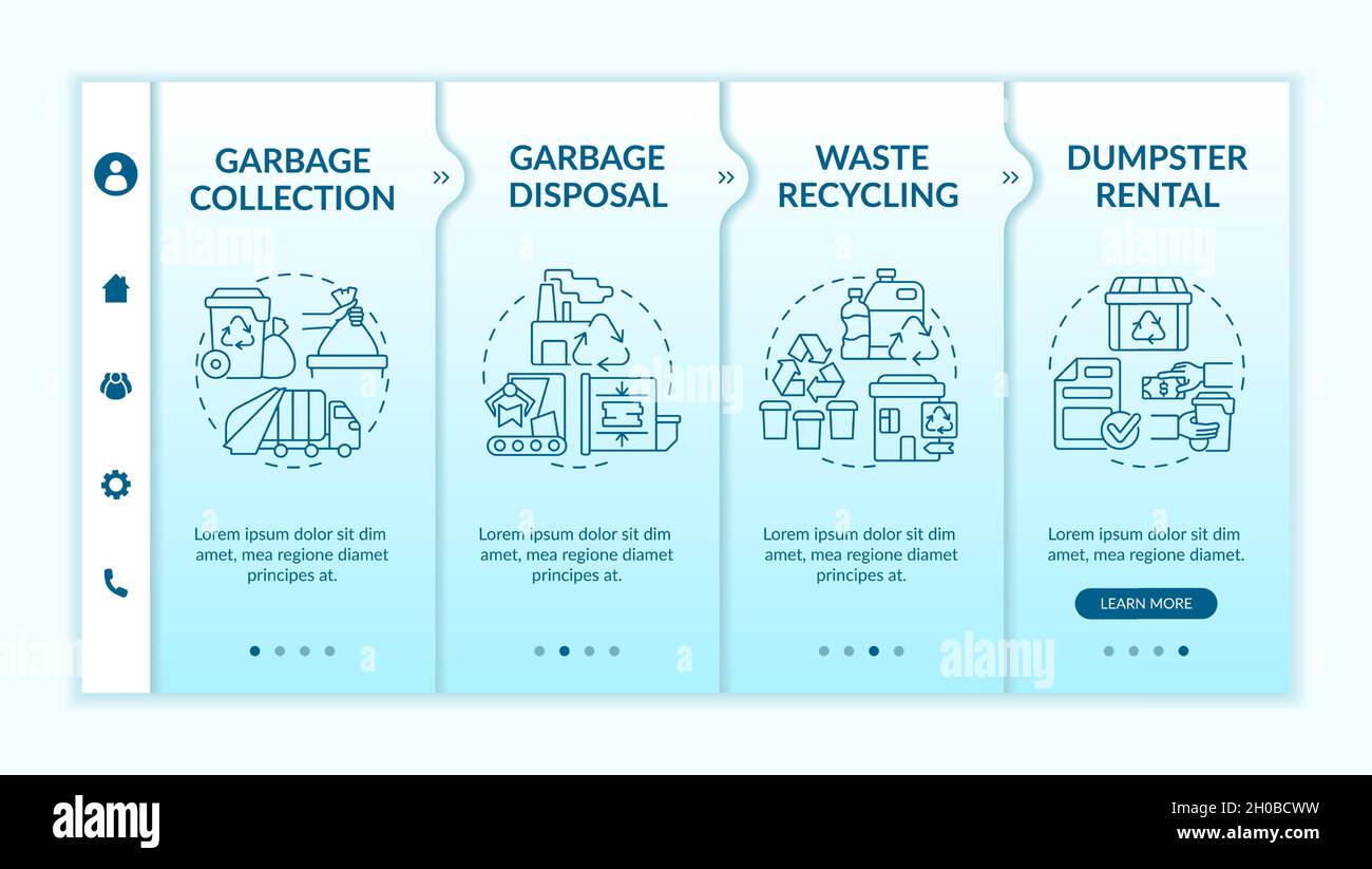 Residential waste management Stock Vector Images - Alamy