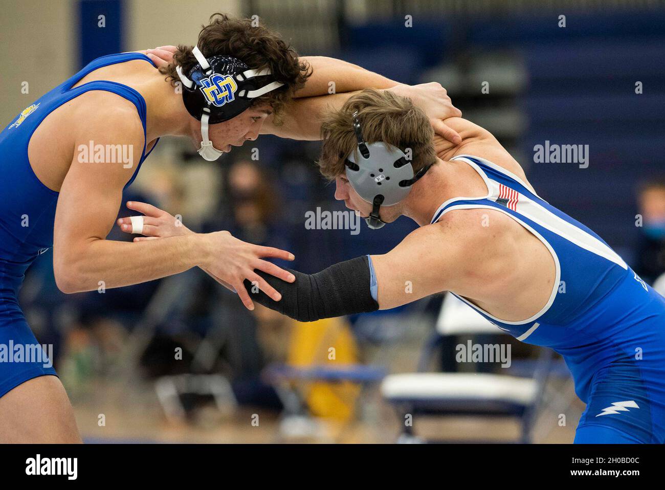 U.S. AIR FORCE ACADEMY, Colo. -- Air Force wrestler Parker Simington ...