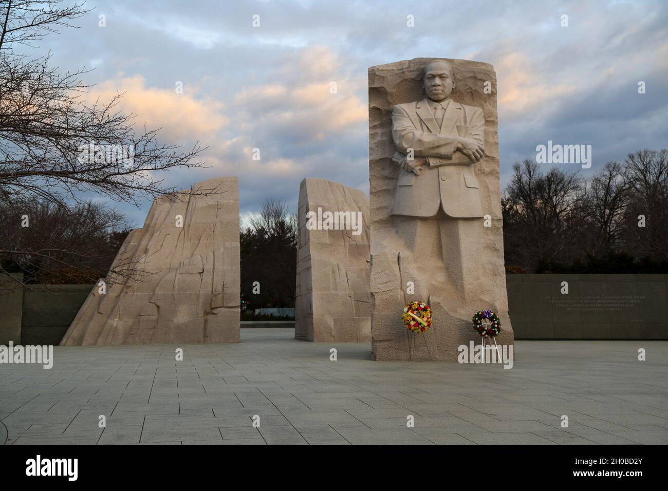Martin Luther King Monument in Washington D.C., Jan.18, 2021. National ...