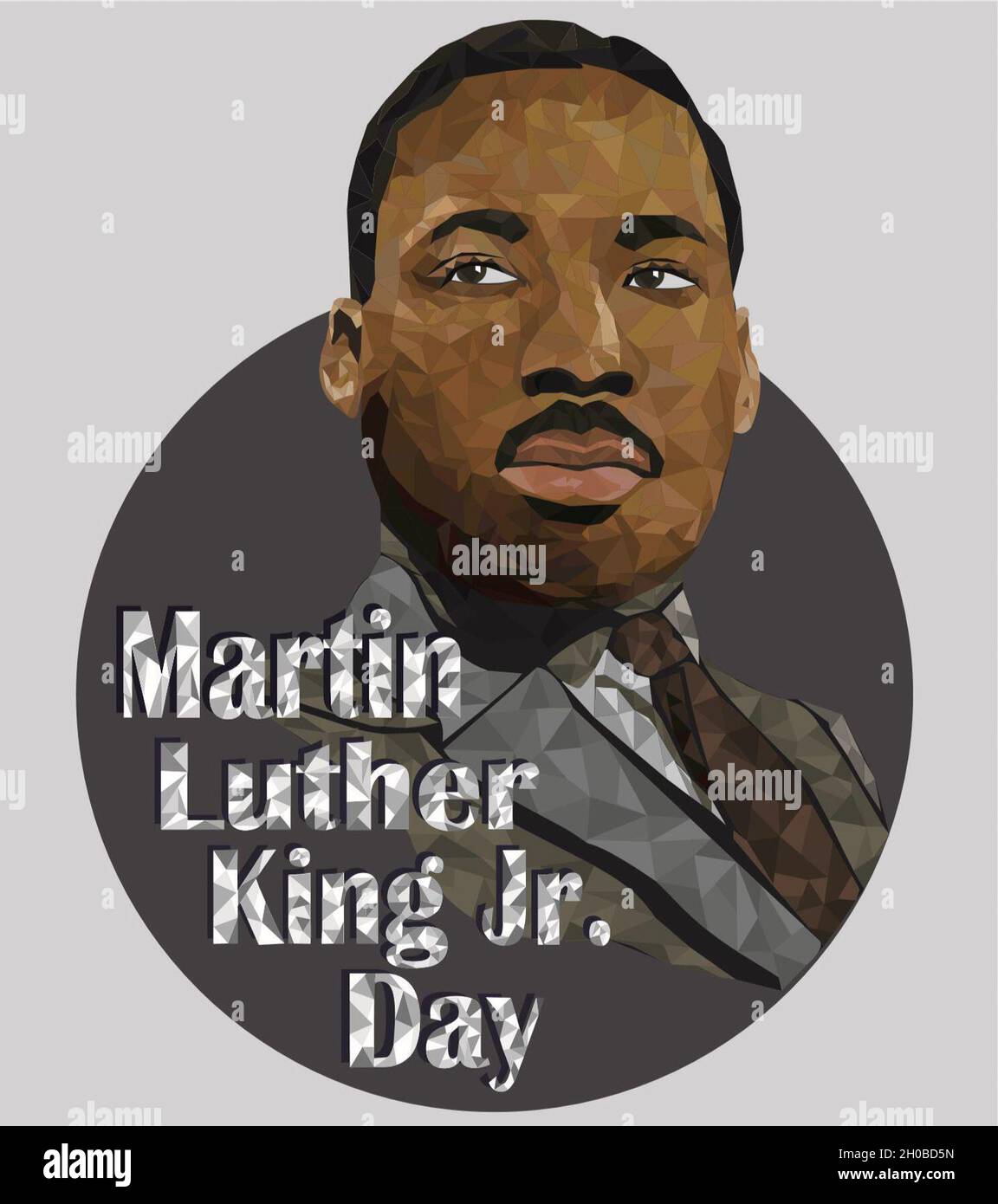 Graphic to showcase Martin Luther King Day 2021 Stock Photo - Alamy