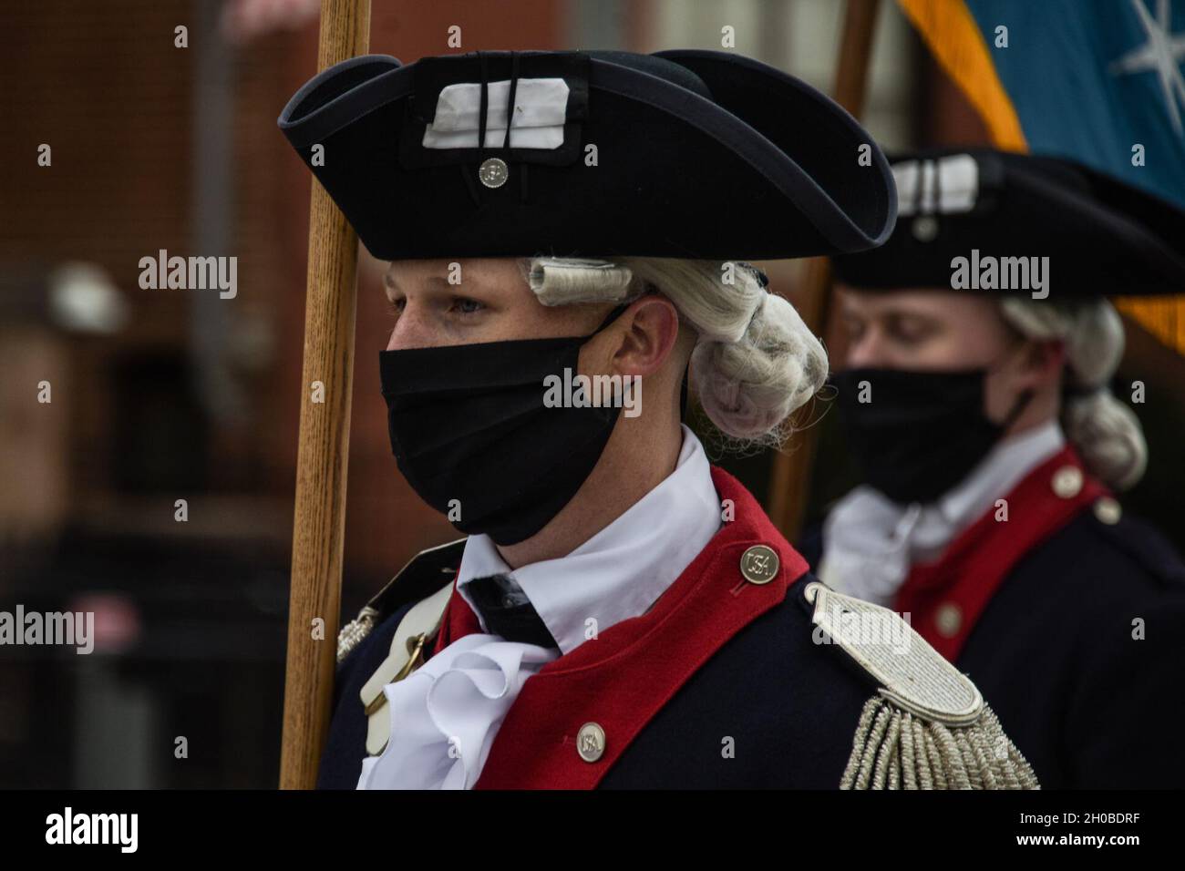 The U.S. Army Old Guard Commander in Chief's Guard participates in a ...