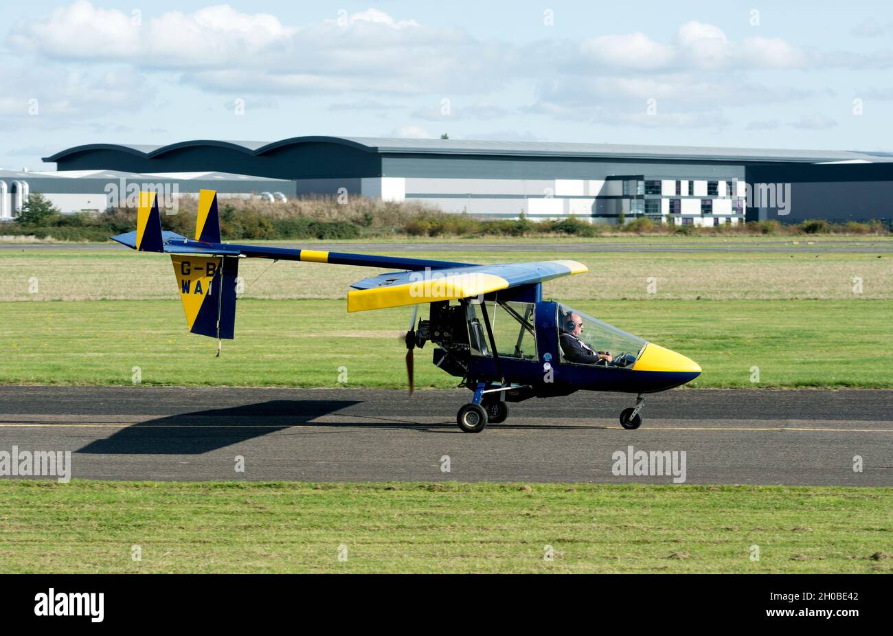 CFM Streak Shadow microlight (G-BWAI) at Wellesbourne Airfield ...