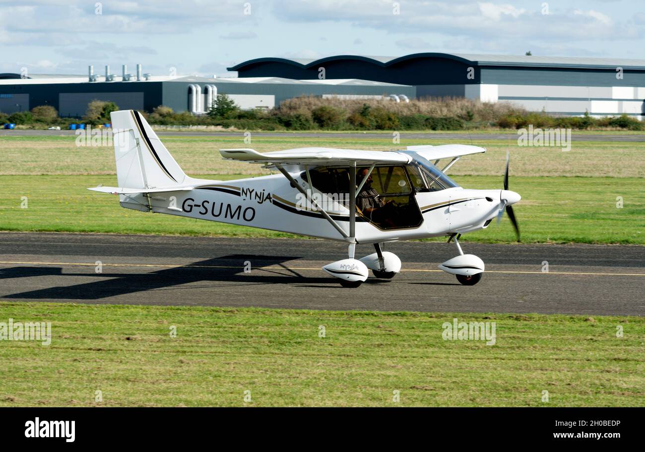 Skyranger Nynja LS 912S microlight (G-SUMO) at Wellesbourne Airfield ...