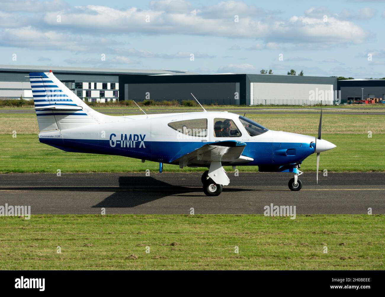 Rockwell Commander 112B (G-IMPX) at Wellesbourne Airfield, Warwickshire ...