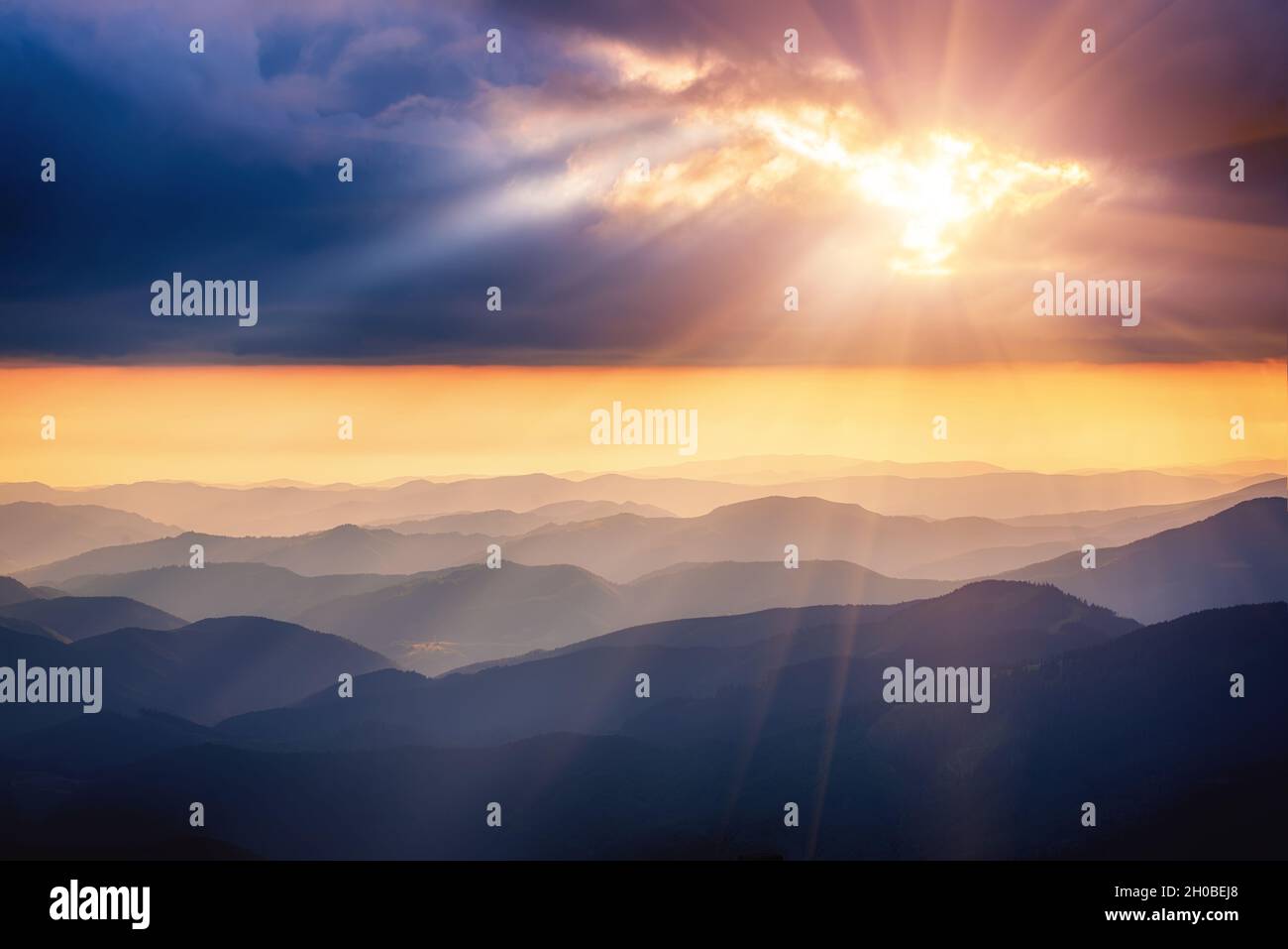 Abstract mountain background Stock Photo - Alamy