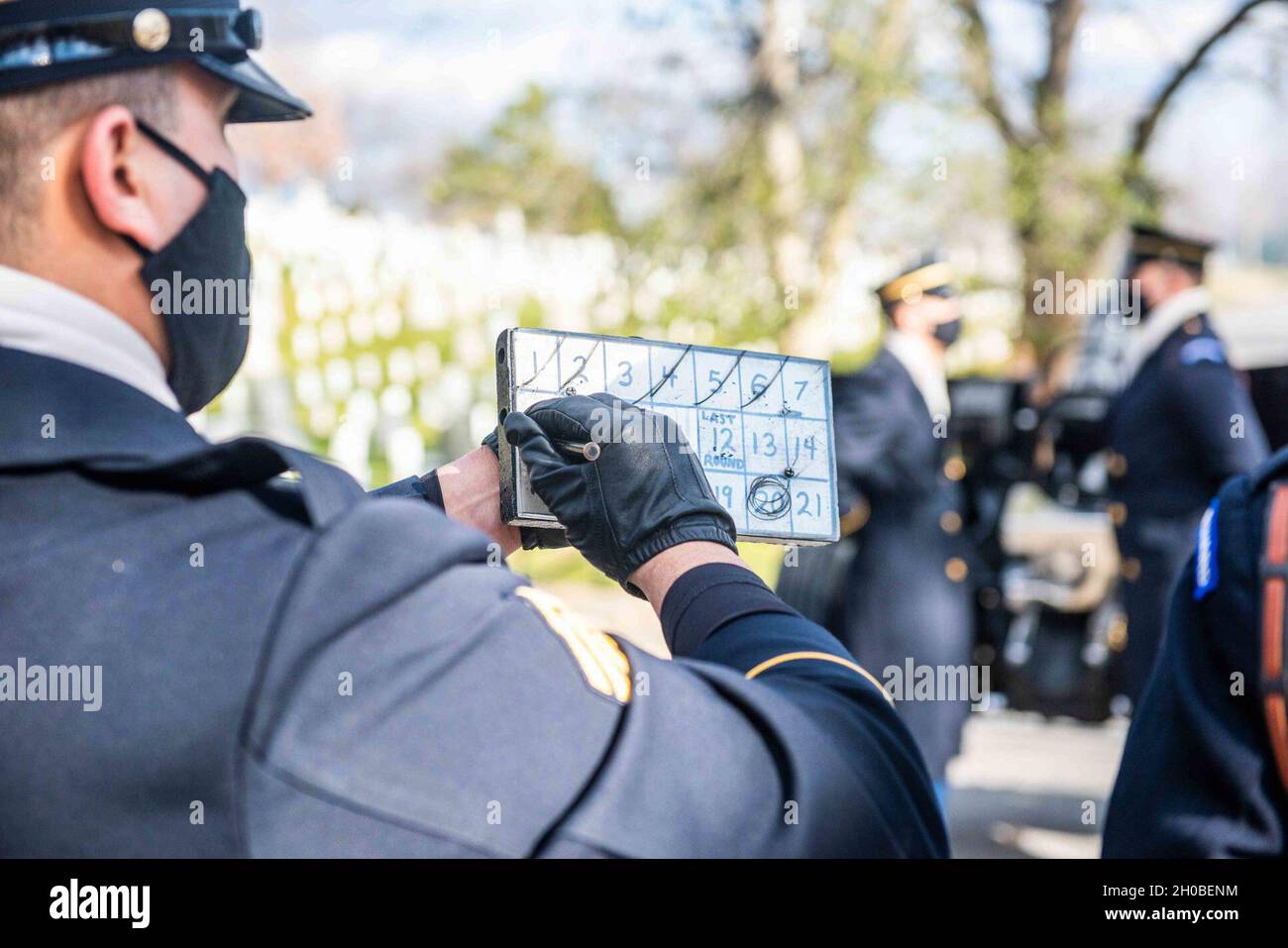 Soldiers assigned to the Presidential Salute Battery, 1st Battalion, 3d ...