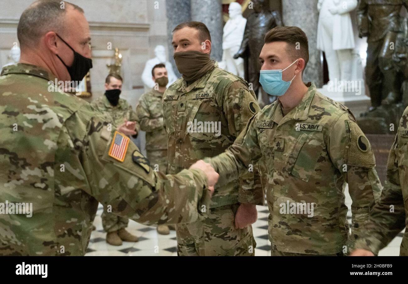 U.S. Army Maj. Gen. John Rhodes, commander of the 29th Infantry ...