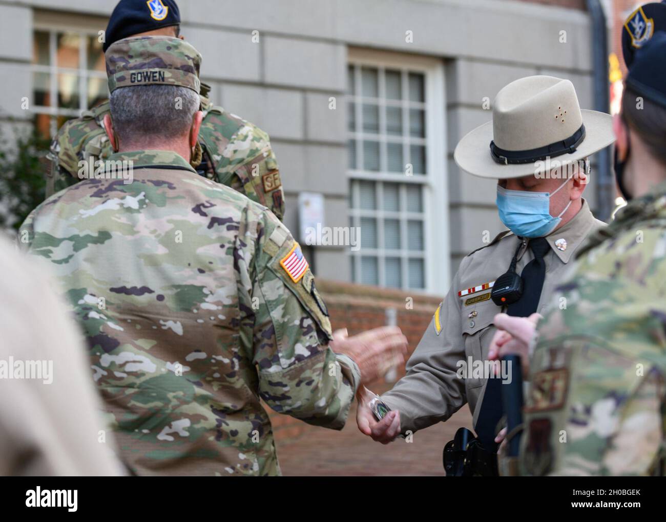 U.S. Army Maj. Gen. Timothy E. Gowen, the adjutant general for Maryland ...
