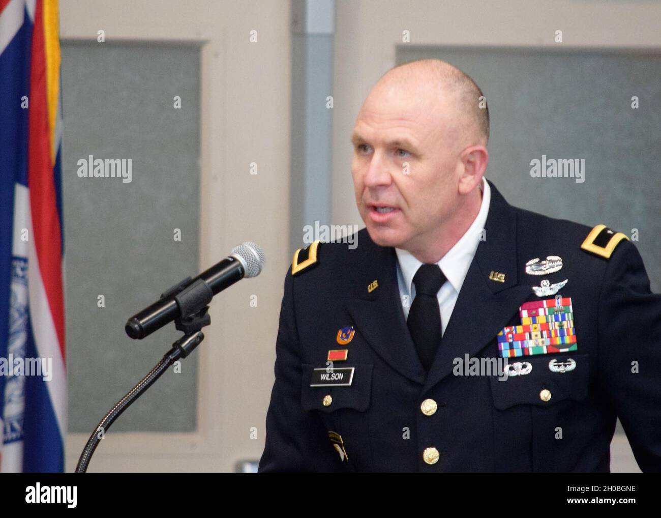 Brigadier General Dwayne Wilson, commander of the Ga. Army National ...