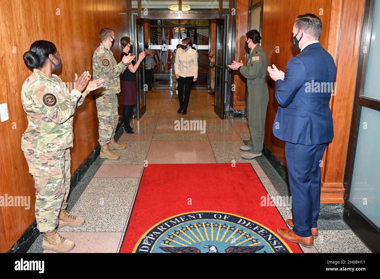 Secretary of the air force barbara m barrett hi-res stock photography ...