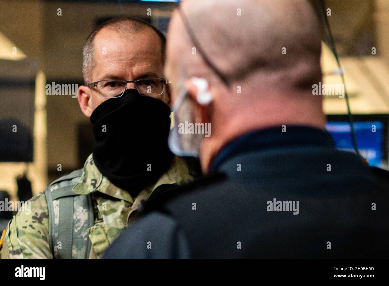 U.S. Army 1st Sgt. Andrew Mcnulty, with the North Carolina Army ...