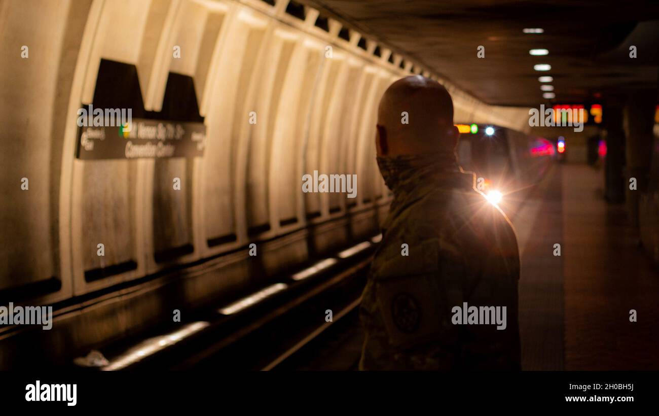 National guard subway hi-res stock photography and images - Alamy