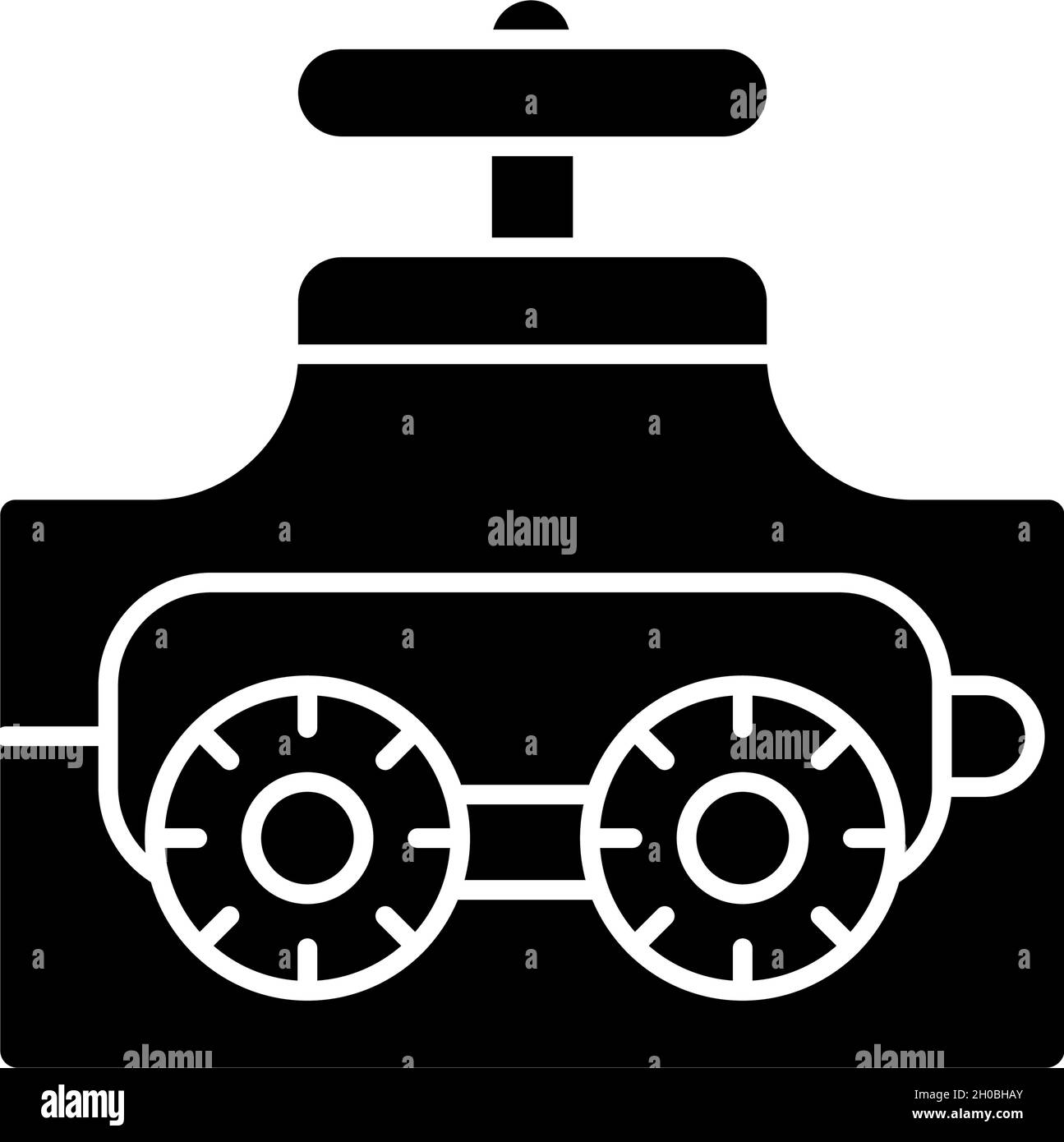 Pipe-inspecting robots black glyph icon Stock Vector Image & Art - Alamy