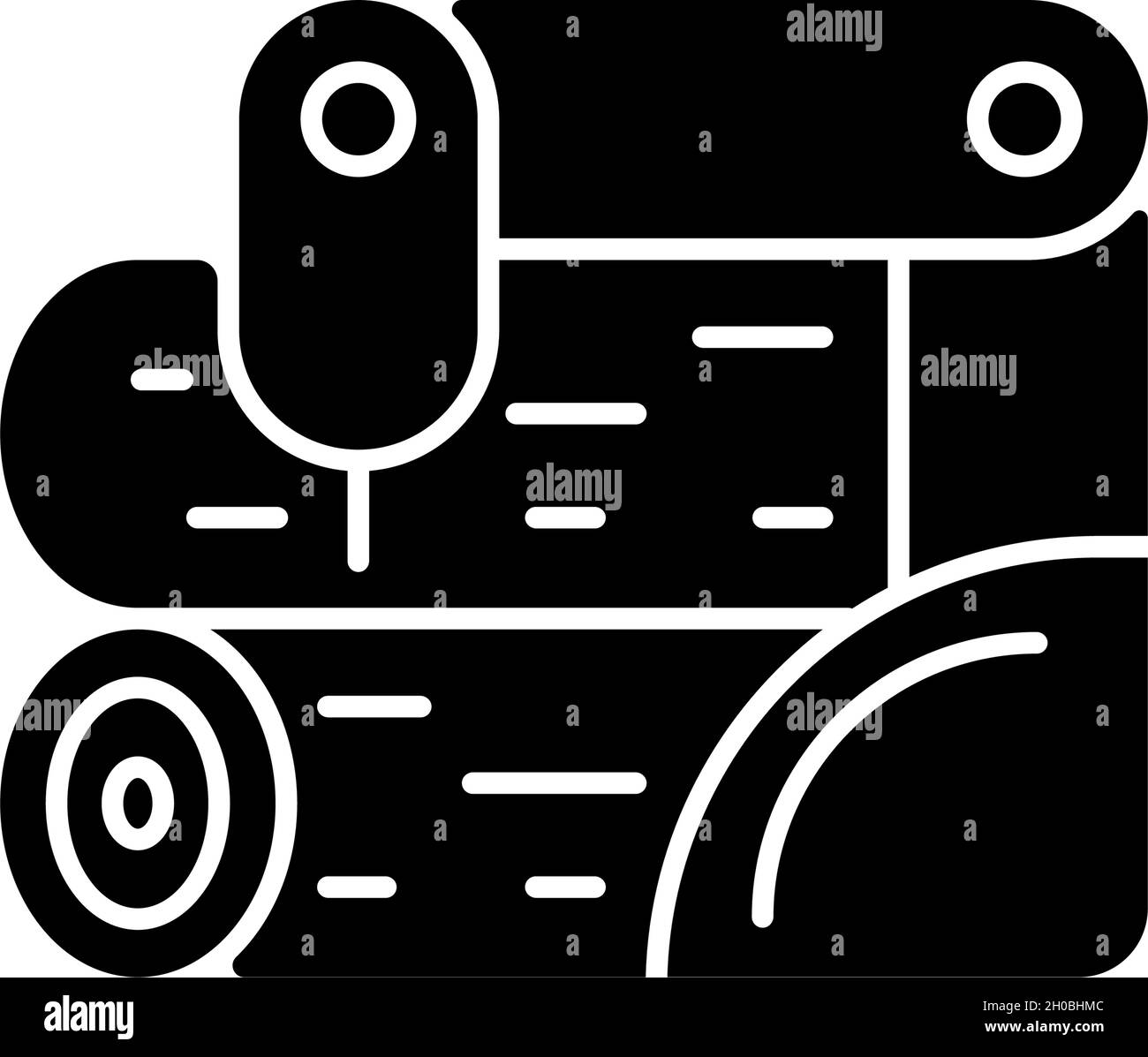Timber processing Stock Vector Images - Alamy