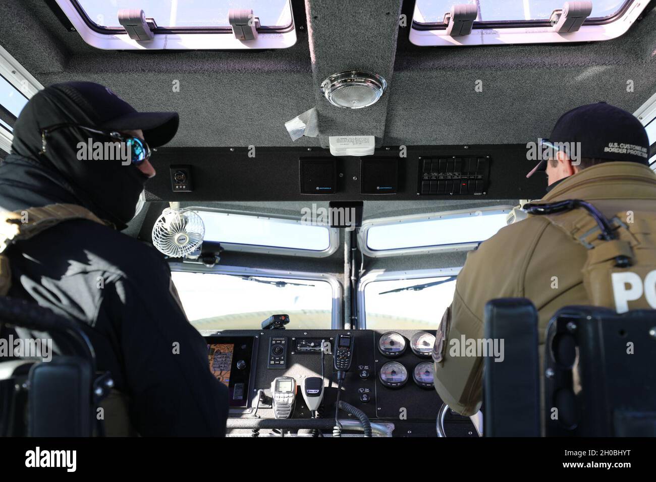 U.S. Customs and Border Protection Marine Interdiction agents Robert ...