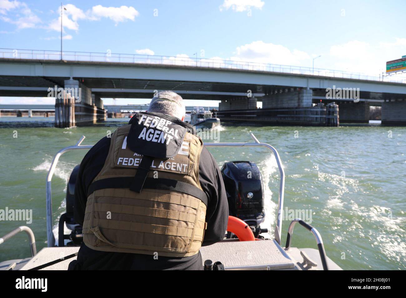 U.S. Customs and Border Protection Marine Interdiction agents provide ...