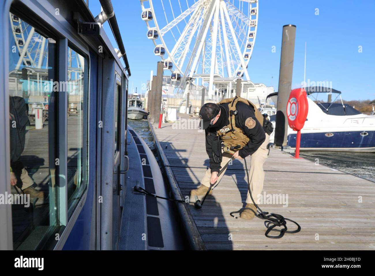 U.S. Customs and Border Protection Marine Interdiction agents provide ...