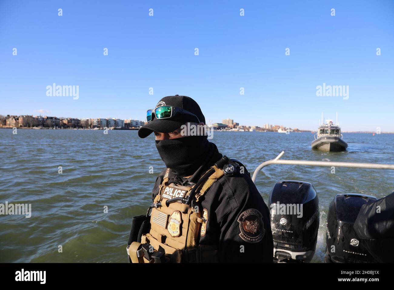 U.S. Customs and Border Protection Marine Interdiction agents provide ...