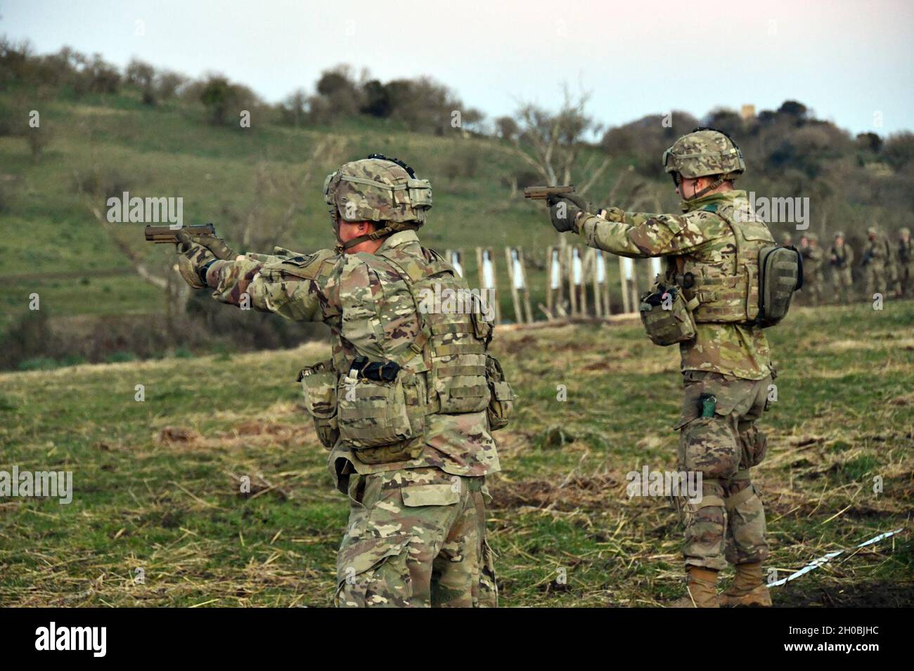 U.S. Army paratroopers assigned to Dog Company, 1st Battalion, 503rd ...