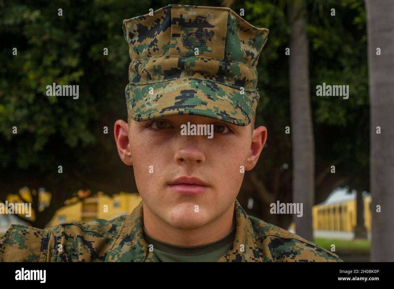 Pfc. Daniel R. Merritt, an 18-year-old of RSS Redlands, Calif. is ...