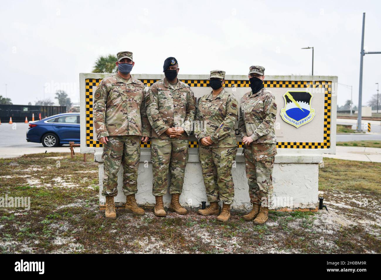 From left to right, Col. Greg Moseley, 325th Fighter Wing commander, Tech Sgt. Christopher ...
