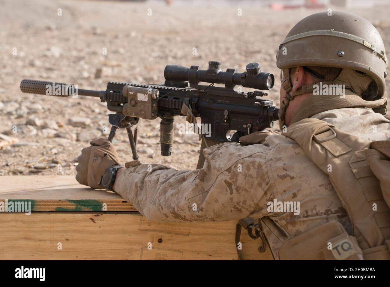 U.S. Marine with 2nd Battalion, 3rd Marine Regiment, 3rd Marine ...