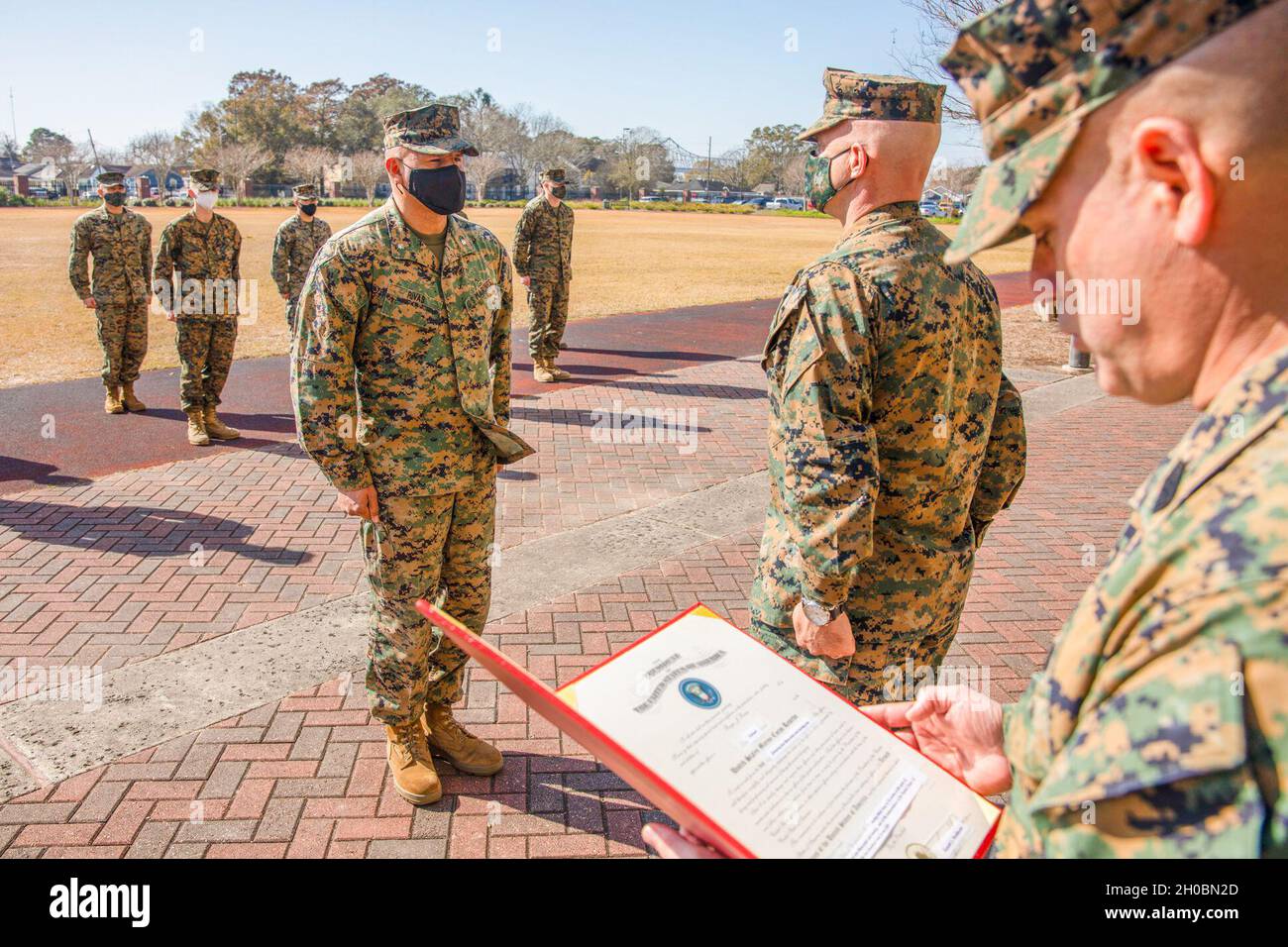 Lt. Col. Reyes Rivas, the training and readiness officer for Marine ...