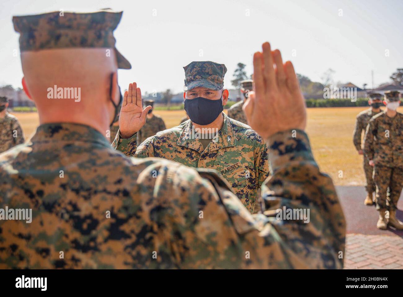 Lt. Col. Reyes Rivas, the training and readiness officer for Marine ...