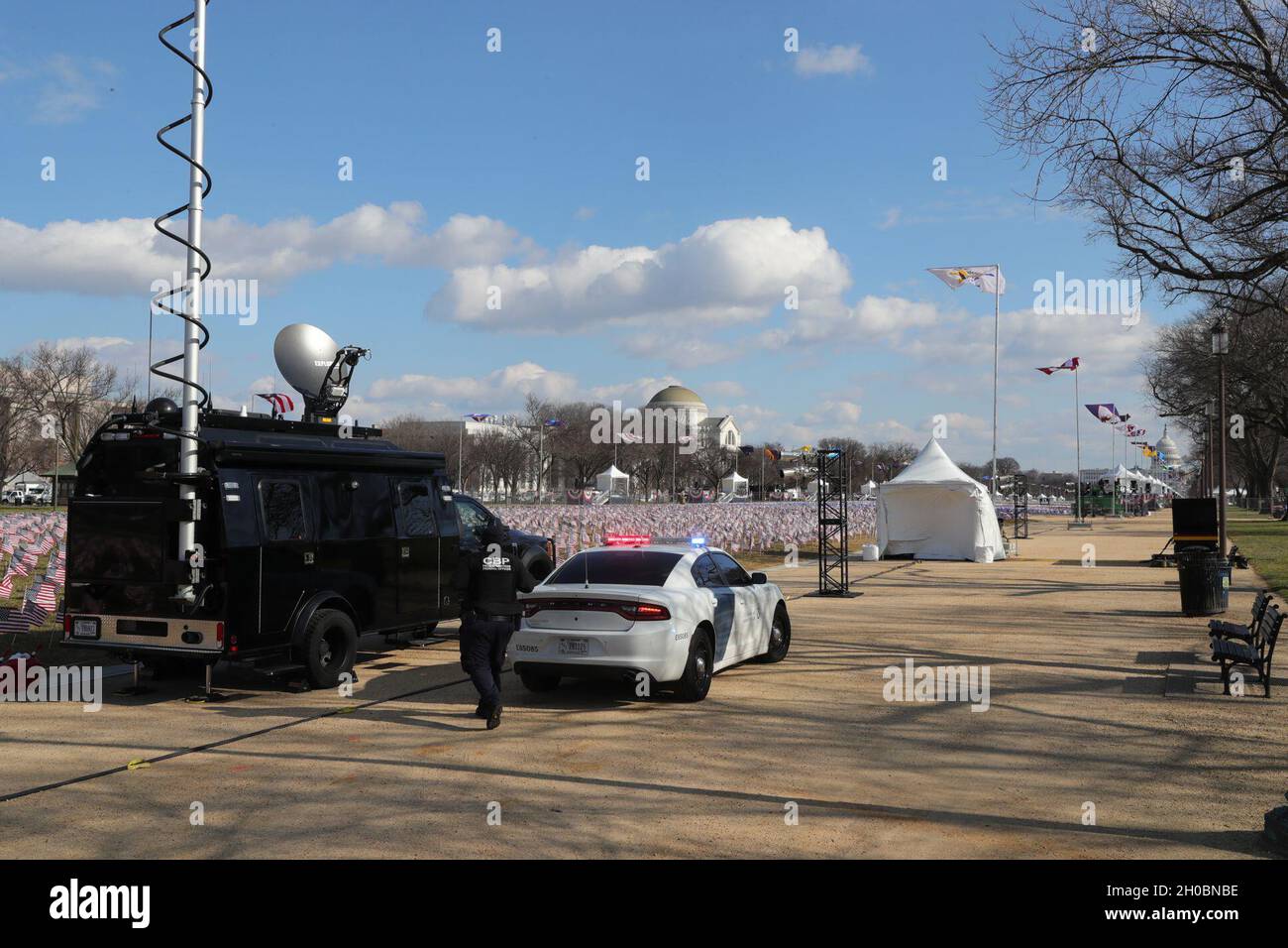 A tactical command vehicle operated by U.S. Customs and Border ...