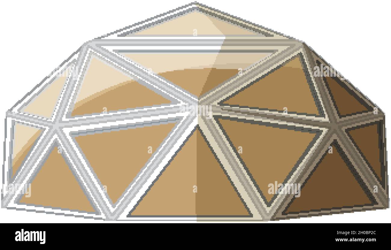 Space dome station on white background illustration Stock Vector Image ...