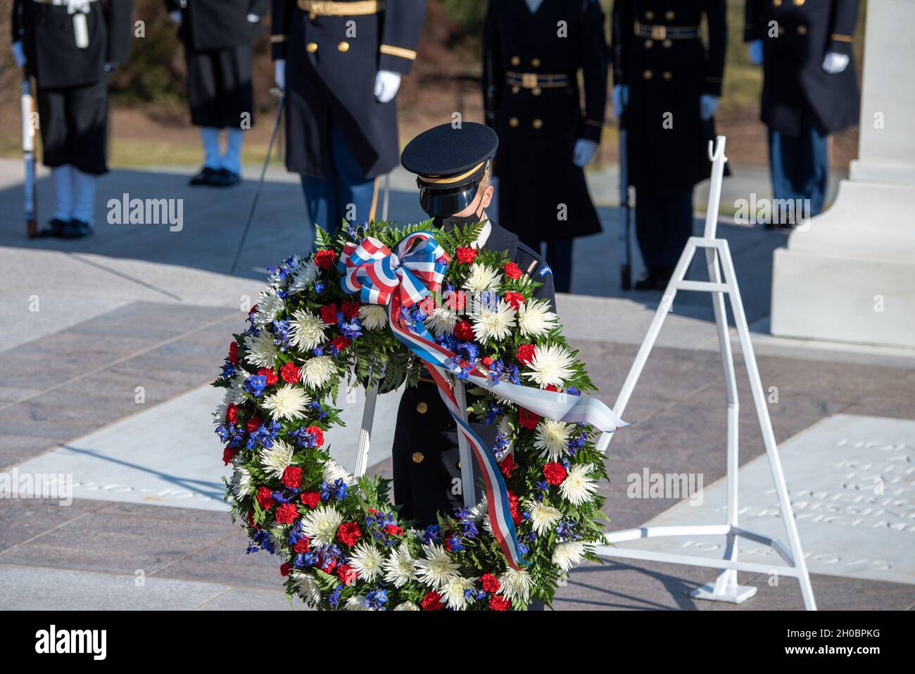 Sgt. 1st Class Chelsea Porterfield, Sergeant of the Guard with the 3d U ...