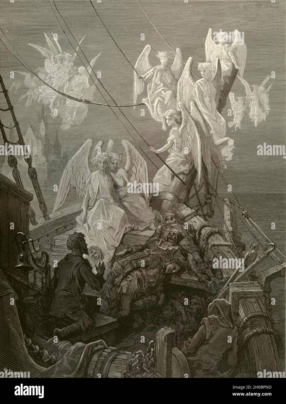 Illustration from Rime of the Ancient Mariner - Samuel Taylor Coleridge ...