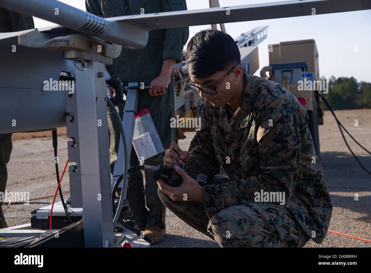 Unmanned aerial vehicle squadron 2 vmu 2 hi-res stock photography and ...