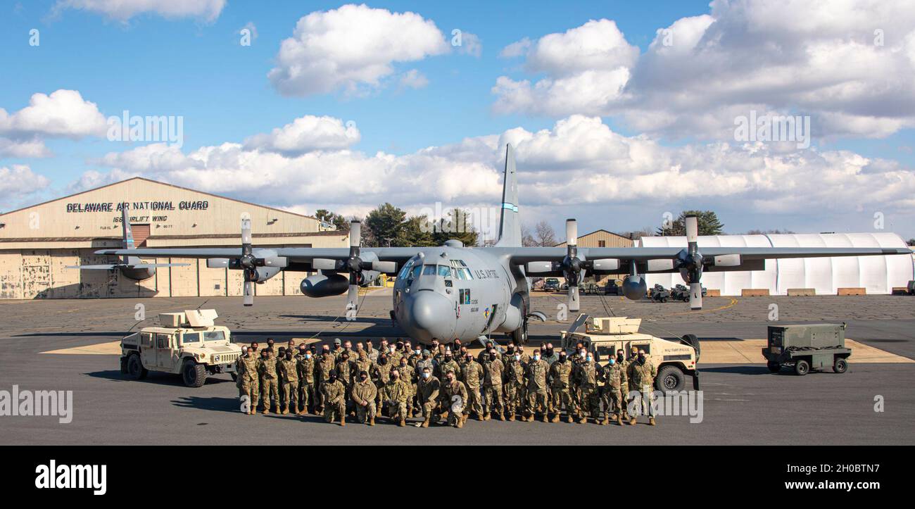 Delaware National Guard Citizen Airmen and Soldiers assigned to Task ...