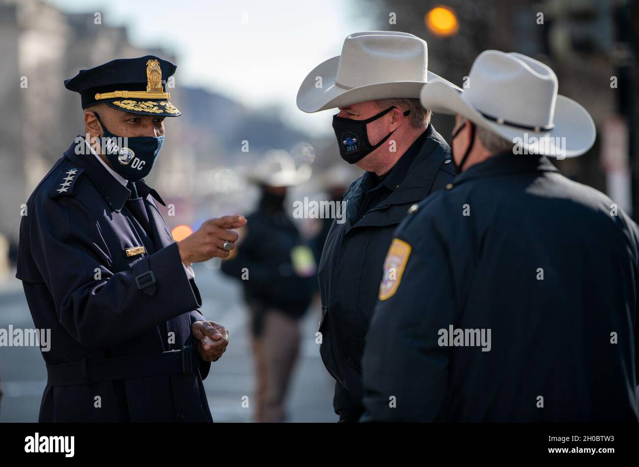 Robert J. Contee III, the acting Chief of the Metropolitan Police ...