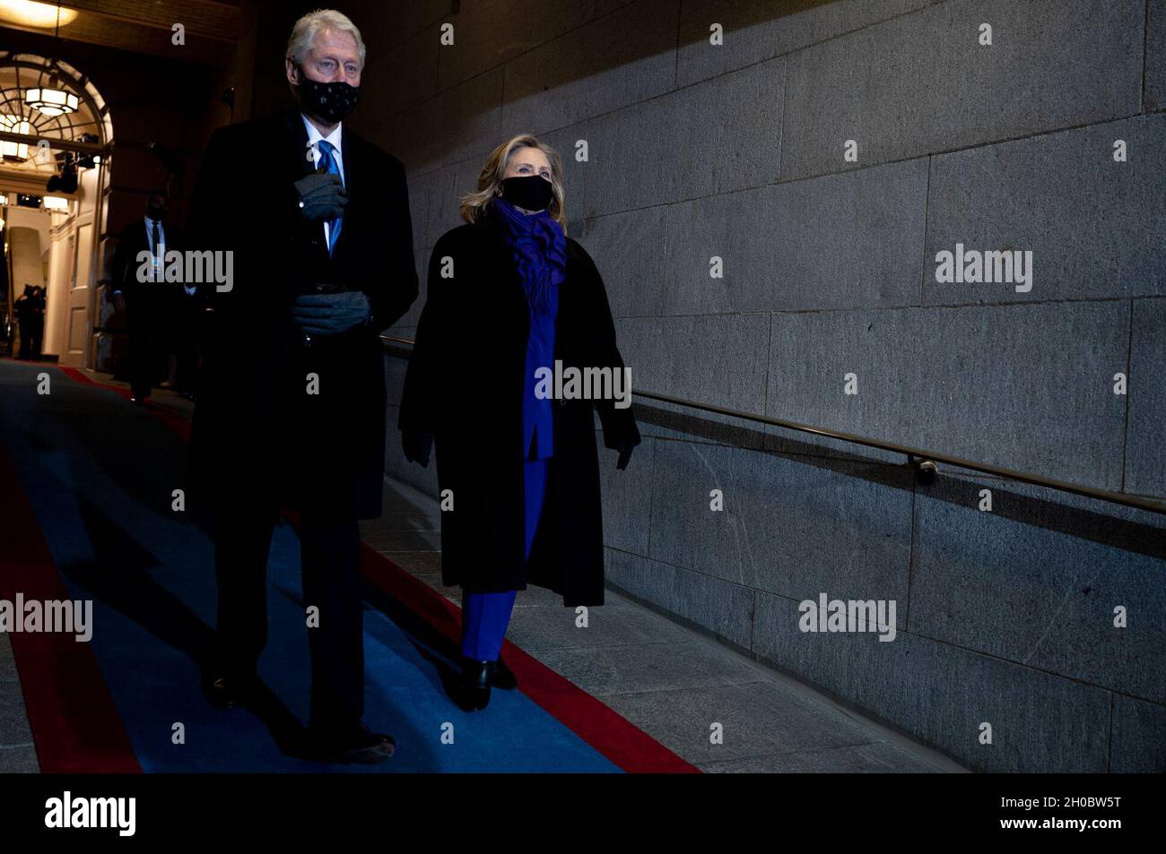 Former President of the United States Bill Clinton and former first ...