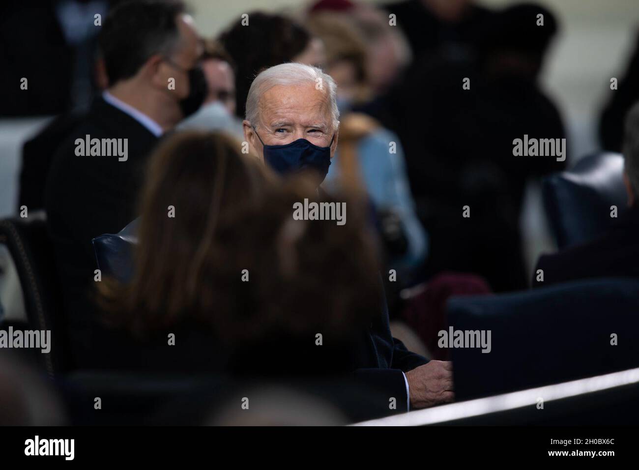 President Joe Biden attends the 59th Presidential Inauguration ceremony ...