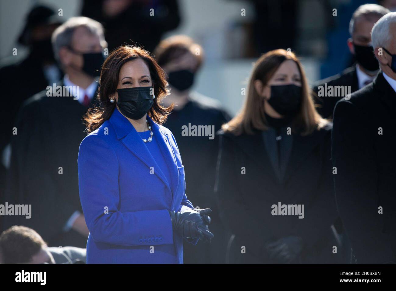 Vice President Kamala Harris attends the 59th Presidential Inauguration ...