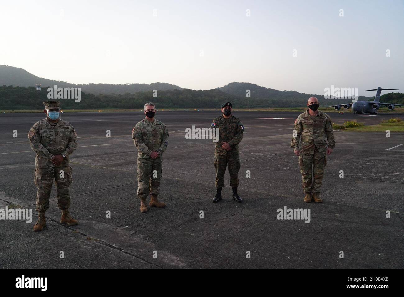 Joint Task Force-Bravo leadership, soldiers, and airmen arrive for ...