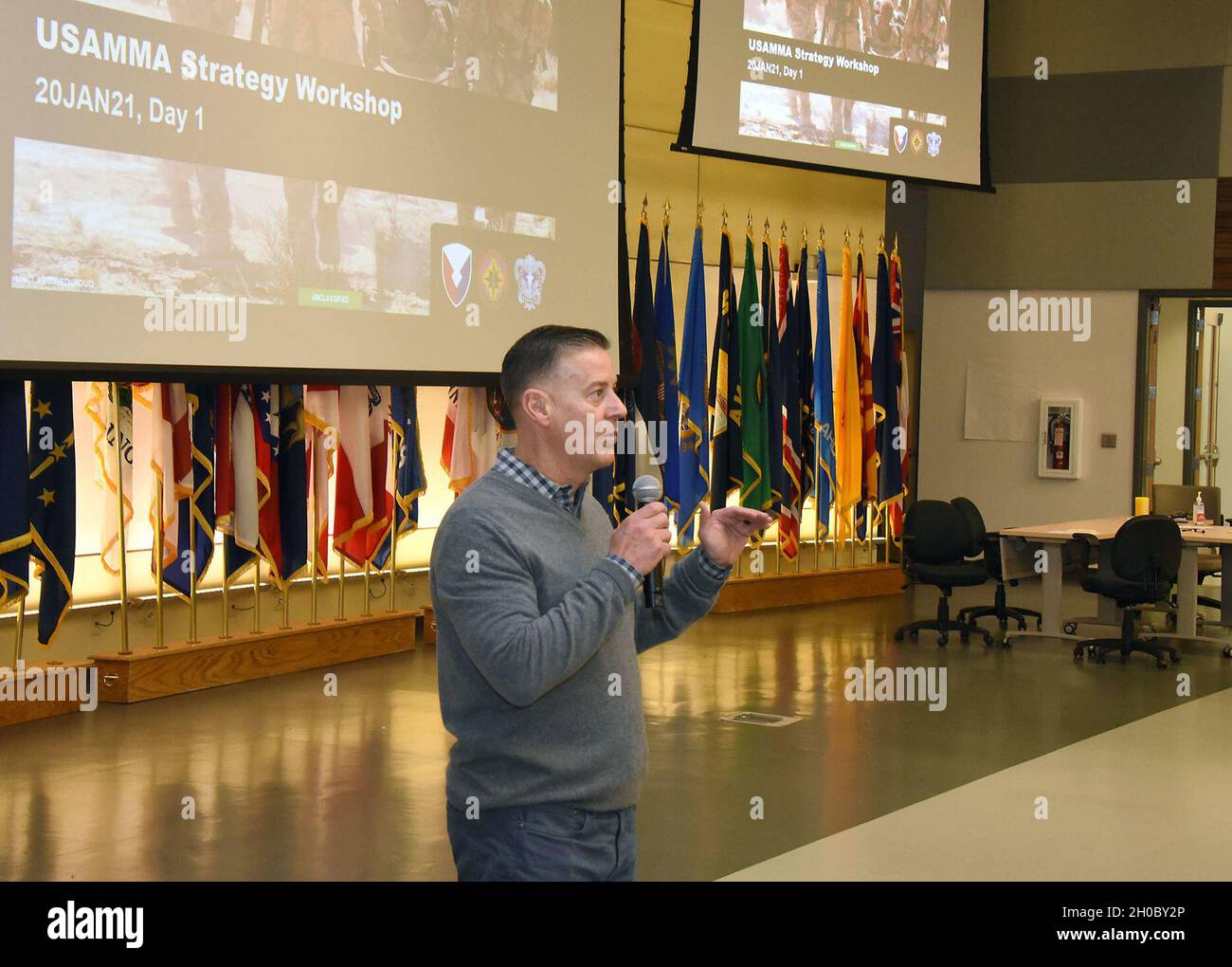 Col. John "Ryan" Bailey, commander of the U.S. Army Medical Materiel ...