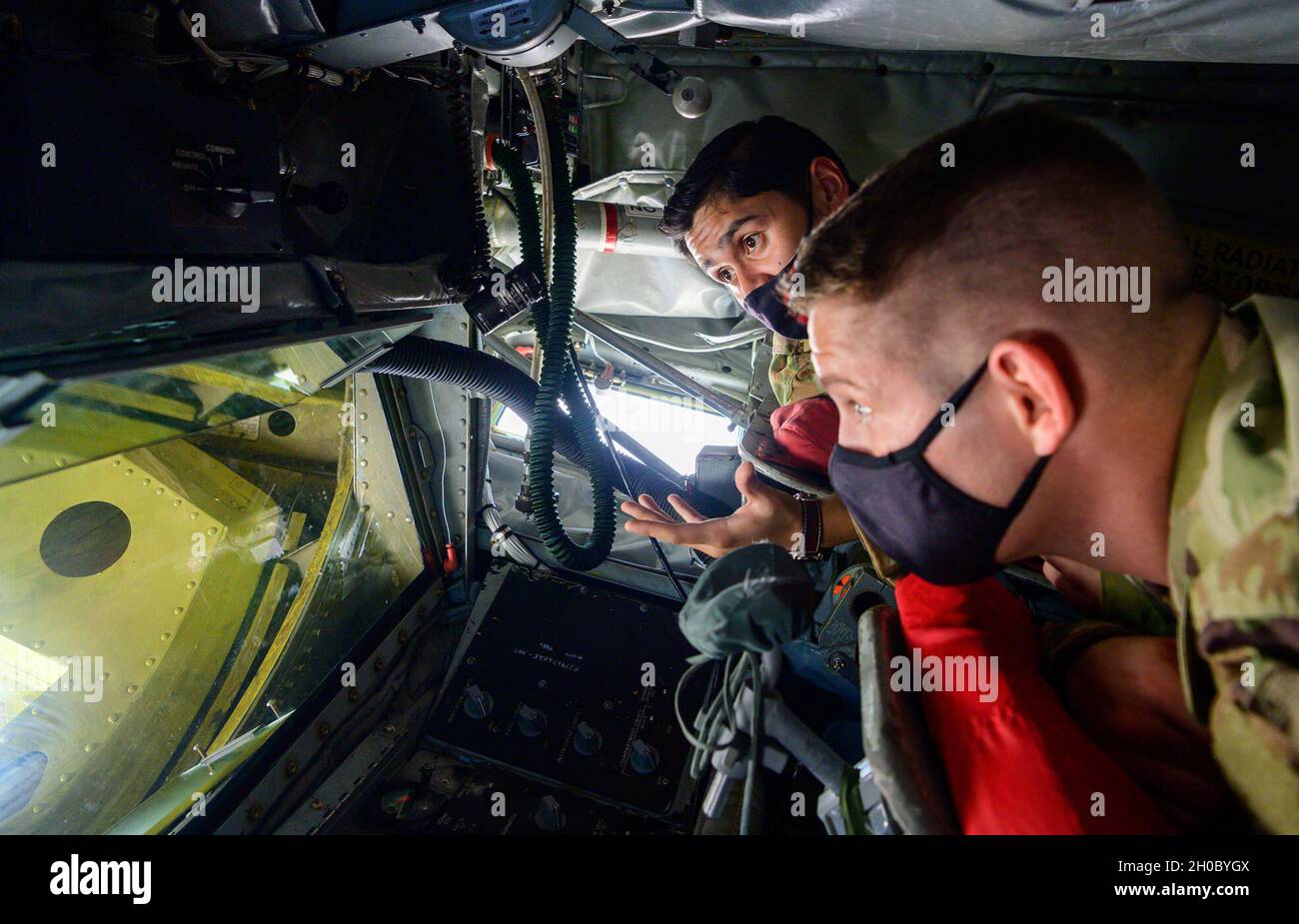U.S. Air Force Senior Airman Ian Lutzenberger, 350th Expeditionary Air ...