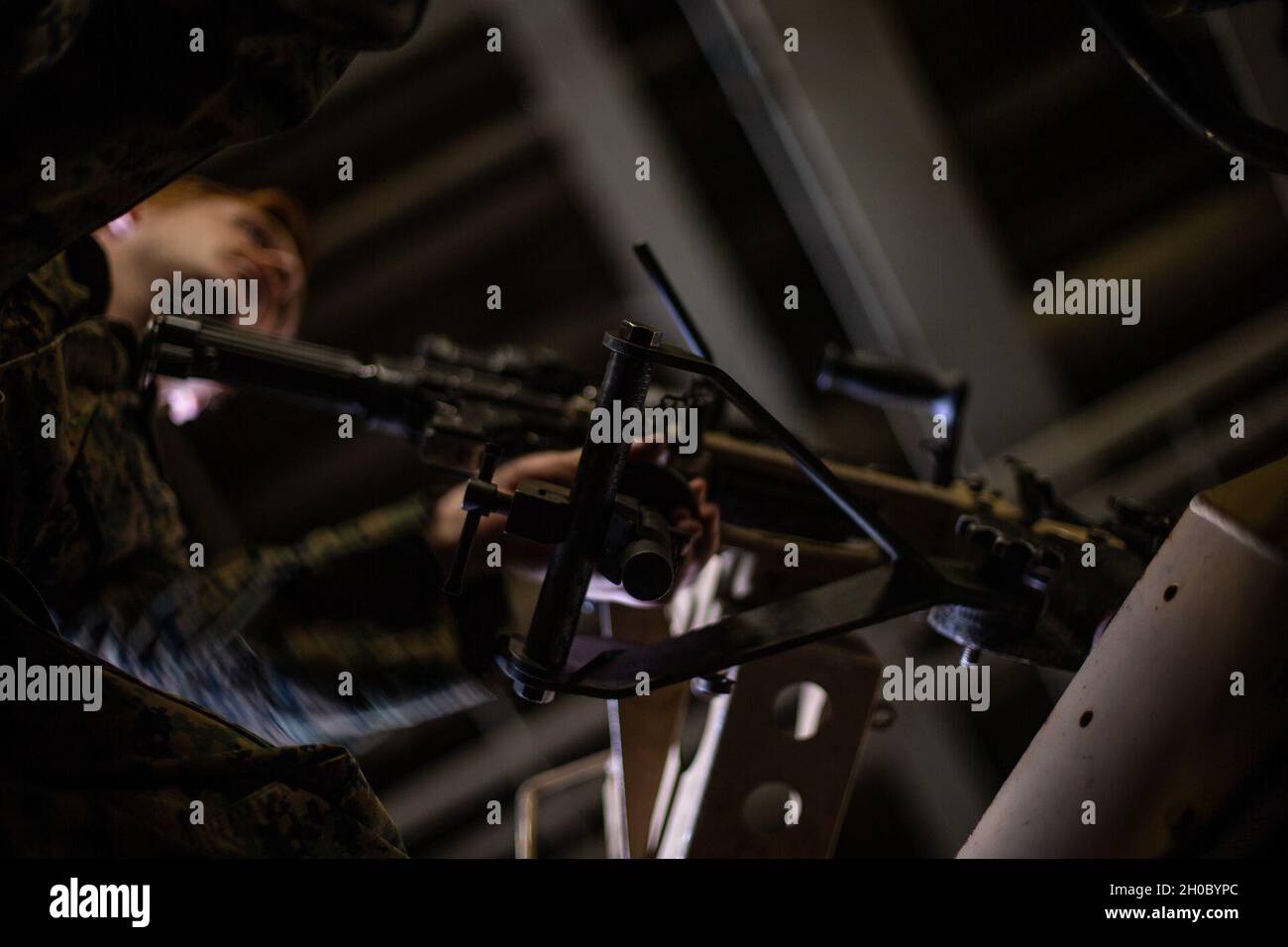 U.S. Marine Cpl. Nathaniel Fisher, an anti-tank missile gunner with ...