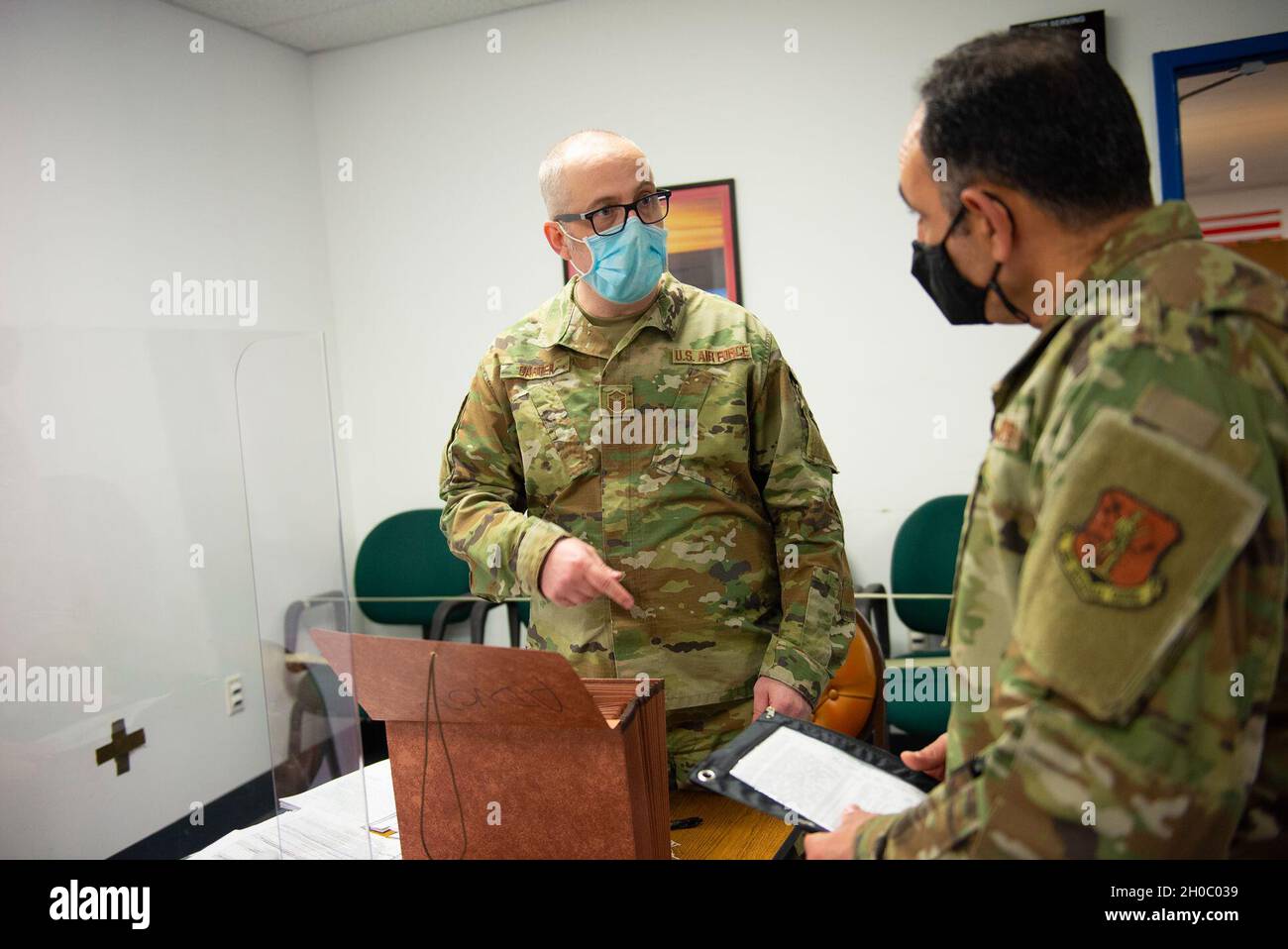U.S. Air Force, Master Sgt. Blake Carter, personnel readiness manager ...