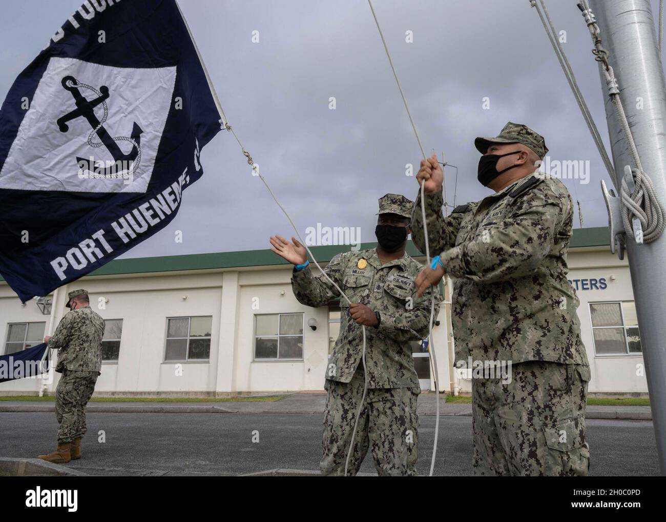 CAMP SHIELDS, Japan (Jan. 21, 2021) Chief Master-at-Arms Antwan Miller ...